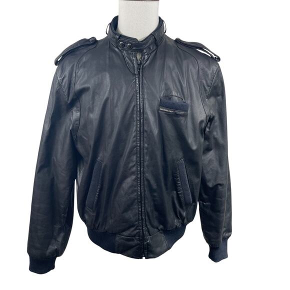 Members Only | Jackets & Coats | Vtg 8s Members Only Leather Jacket Sz ...